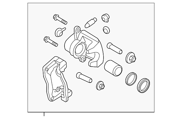 2017-2020 Genesis G80 Caliper 58311-B1A30 | OEM Parts Online