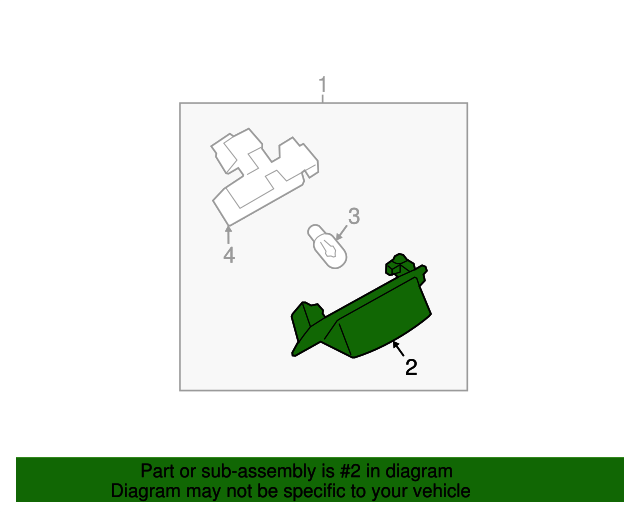 2007-2024 Mitsubishi Lens & Housing 8341A035 | Mitsubishi Parts Warehouse
