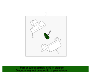 MS820090 - Bulb 2014-2024 Mitsubishi | Mitsubishi Direct Parts