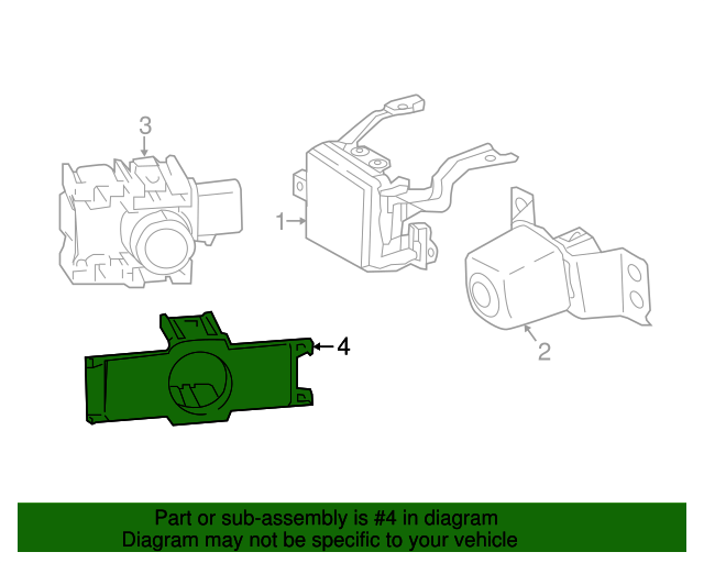 2017-2019 Toyota Highlander Park Sensor Retainer 89348-06040 | Toyota ...