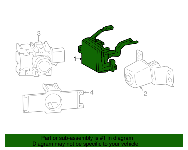 2016-2019 Toyota Sensor 88210-07010 | OEM Parts Online