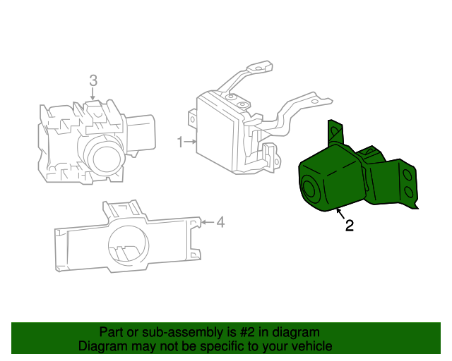 2017-2022 Toyota Highlander Front Camera 86790-0E081 | Toyota Parts Center