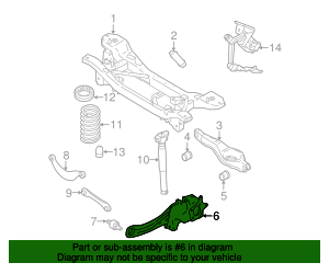 Genuine Trailing Arm for 2004-2013 Volvo | Part# 30736776 | Over 30% ...