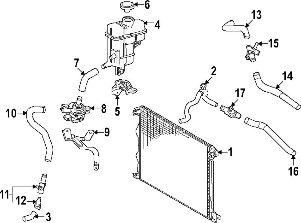 2022-2025 Lexus Coolant Hose 16551-F0040 | Retail Performance Auto Parts