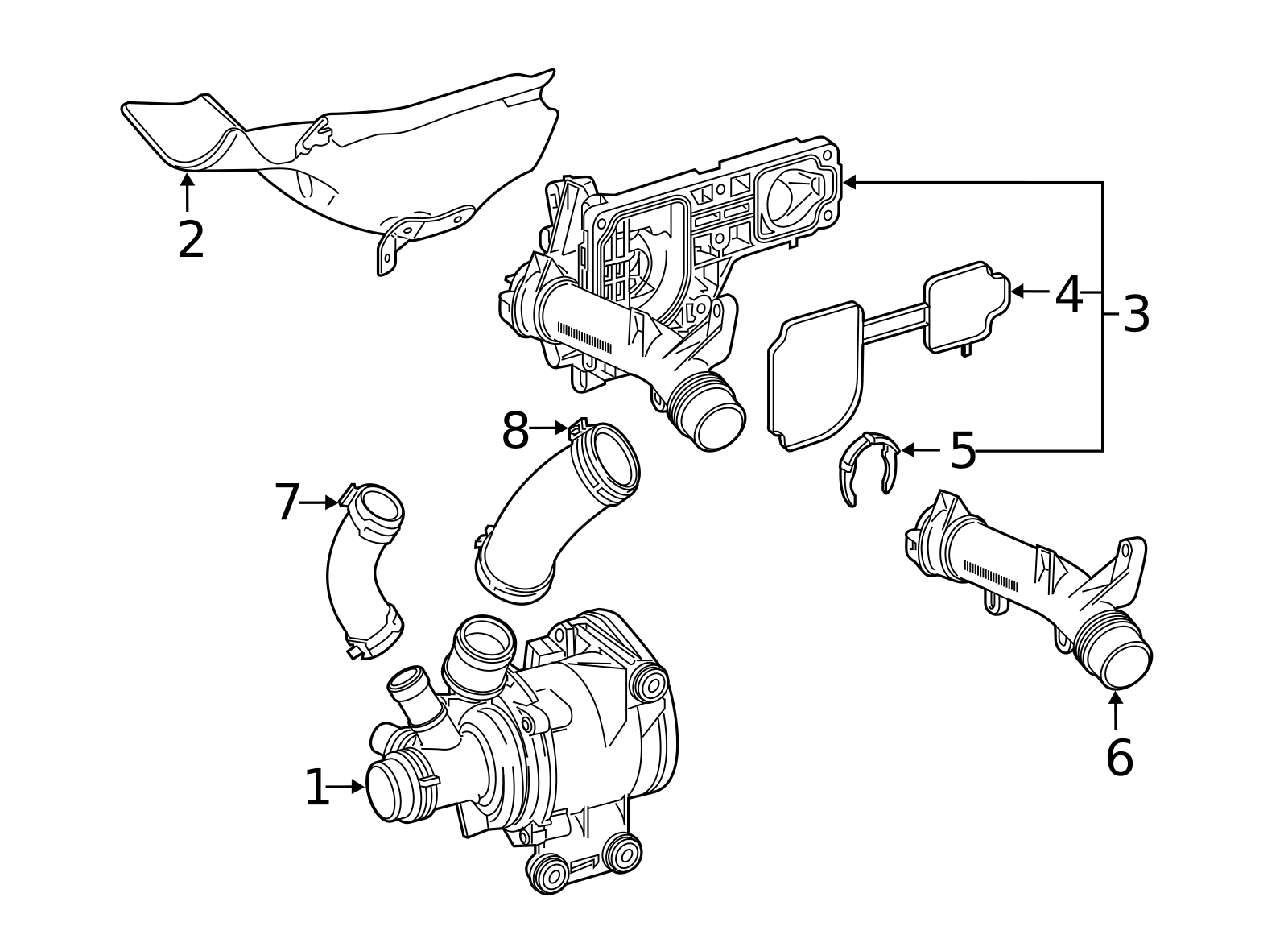256-200-20-00 - Thermostat Mercedes-Benz USA Parts