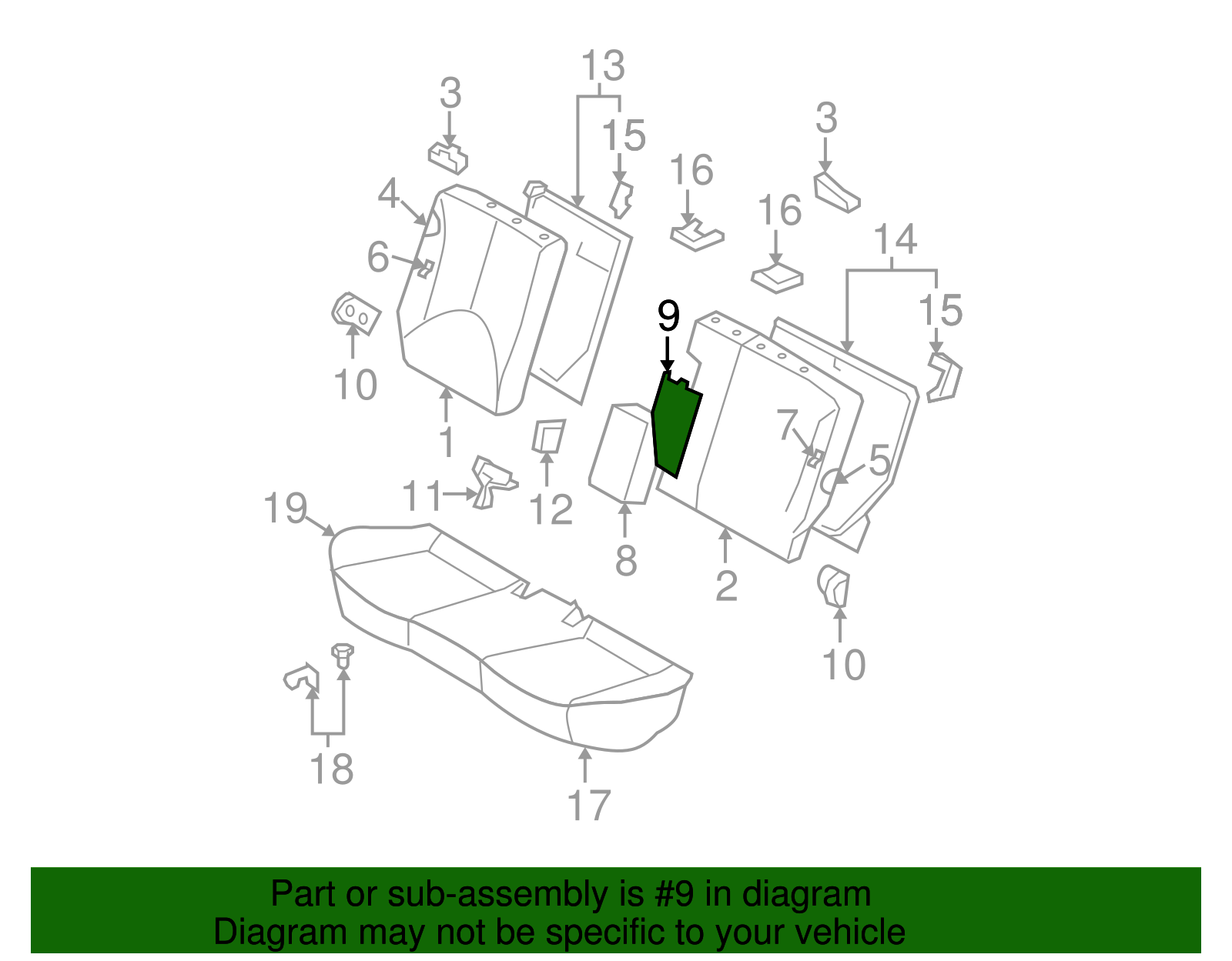 2006-2011 Hyundai Accent Armrest Holder 89911-1E100-OR | Retail ...