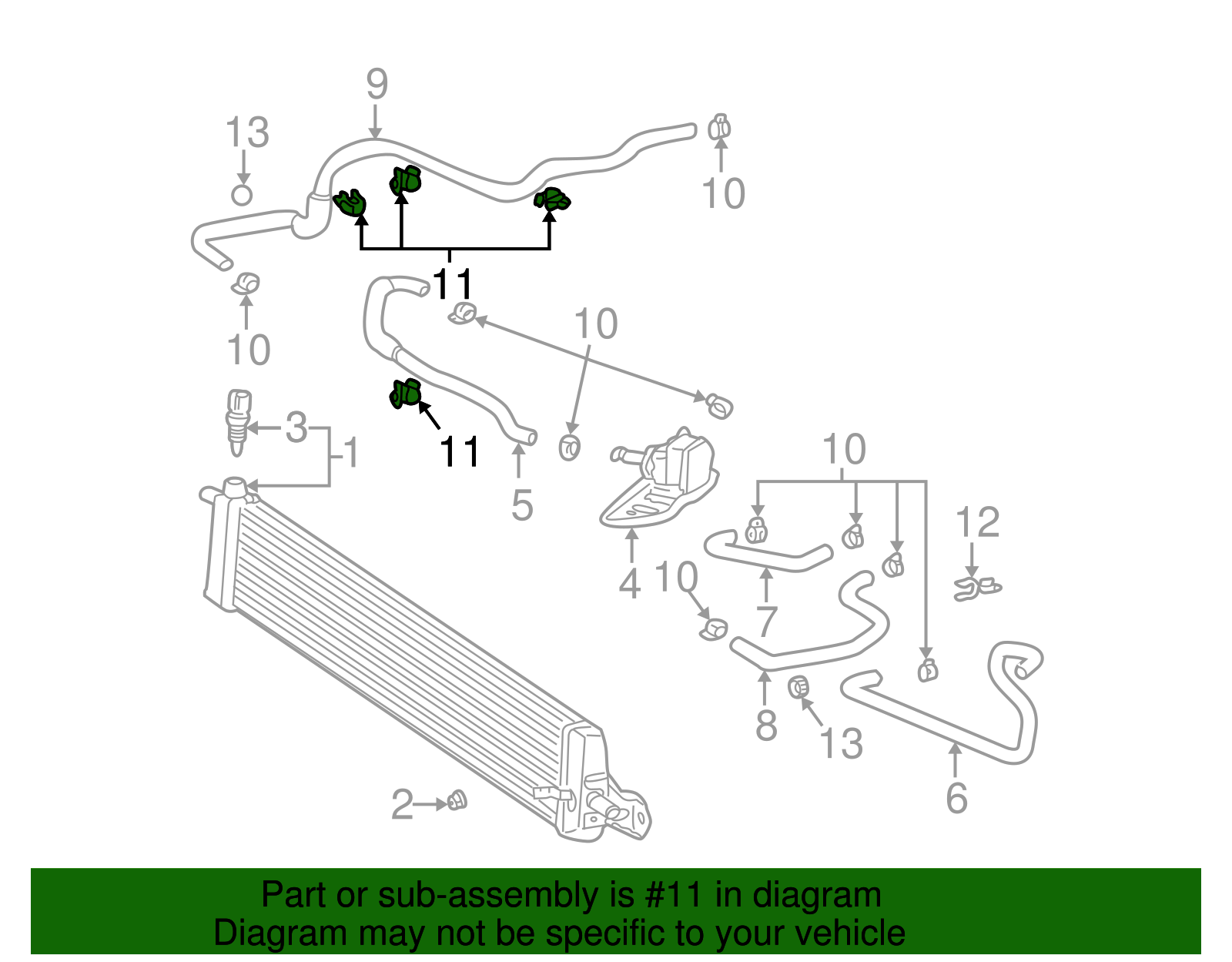 2001-2019 Toyota Hose Clip 90469-22001 | Toyota Parts Center