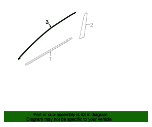 2018-2020 Hyundai Elantra GT Frame Molding 82850-G3010 | OEM Parts Online