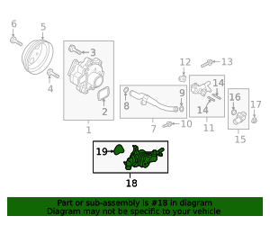 PYFD1516ZA | 2018-2024 Mazda Water Valve | Palladino Mazda Parts