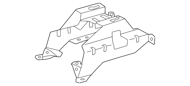 230-545-36-40 - Control Box Lower Bracket 2005-2012 Mercedes-Benz ...