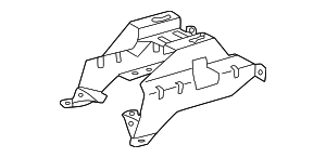 230-545-36-40 - Control Box Lower Bracket 2005-2012 Mercedes-Benz ...
