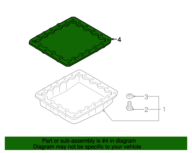 31397-90X00 - Pan Gasket 2002-2010 Infiniti | INFINITI Parts ...