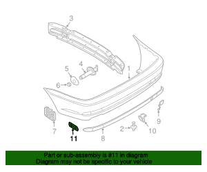 Genuine BMW 63-14-6-920-688 | Reflector | FREE Shipping on Most Orders ...