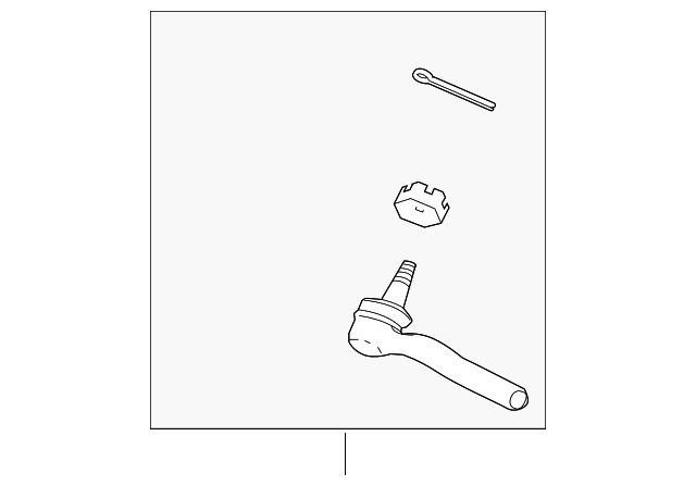 45046-69205 - Steering Tie Rod End 2003-2007 Lexus LX470 ...