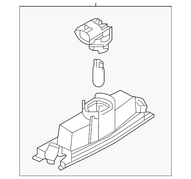 D50E-51-270 - License Plate Light Assembly - 2016-2022 Mazda MX-5 Miata ...