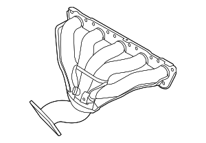 2011-2014 Volkswagen Exhaust Manifold 07K-253-031-M | Volkswagen Parts ...