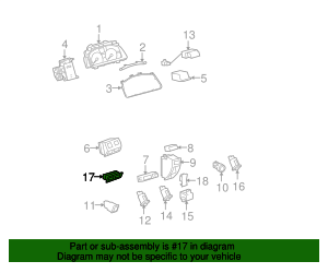 2007-2012 Lexus Trunk Lid Release Switch 84840-50031-A2 ...