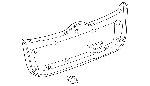 2004-2009 Toyota Prius Lower Trim Panel 67750-47010-C0 | Toyota Parts ...
