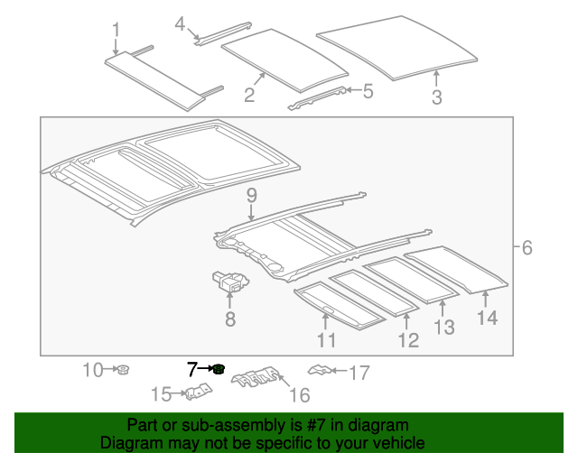 2009-2015 Toyota Venza Housing Assembly Nut 90182-A0021 | Toyota Parts ...