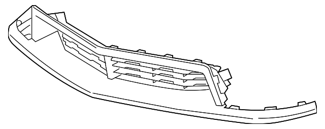 2012-2015 Chevrolet Camaro Black Front Lower Bumper Cover 22894223 GM ...