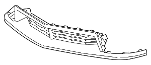 2012-2015 Chevrolet Camaro Black Front Lower Bumper Cover 22894223 GM ...