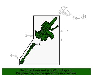 2018-2022 Ford EcoSport Column Assembly GN1Z-3C529-AB | Blue Springs ...