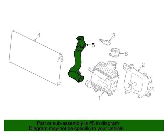 2017-2019 Jaguar Pressure Hose T2H19903 | JaguarParts.com