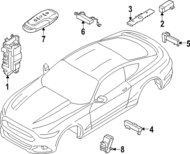 2018-2023 Ford Mustang Control Module LR3Z-15604-B | OEM Parts Online