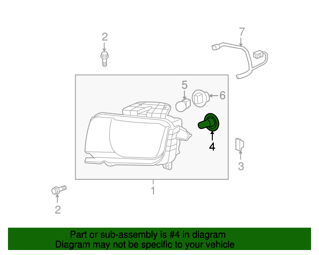 Headlamp Bulb - GM (13503418) | GMPartsDirect.com