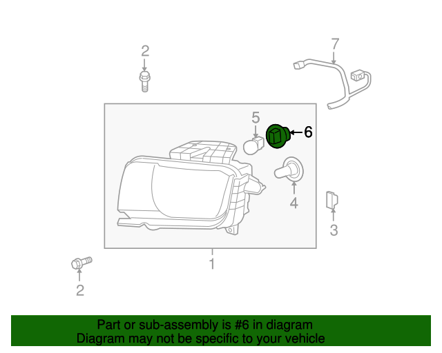 2010-2015 Chevrolet Camaro Turn Signal and Parking Lamp Socket 92227778 ...