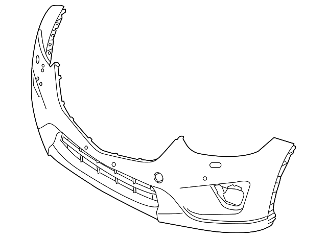 2013-2016 Mazda CX-5 Bumper Cover KD45-50-031-9U | TascaParts.com