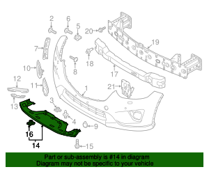 2013-2016 Mazda CX-5 Lower Panel kd53500s0a | AutoNation Parts