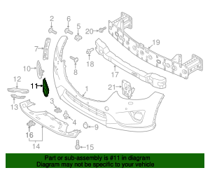 2013-2015 Mazda CX-5 Bezel KD53-50-C11 | AutoNationParts.com