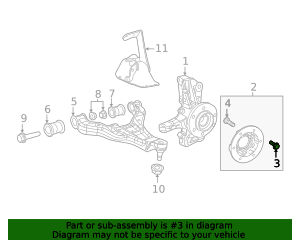 910105-014010 - Adapter Mount Bolt 2019-2024 Mercedes-Benz | Mercedes ...