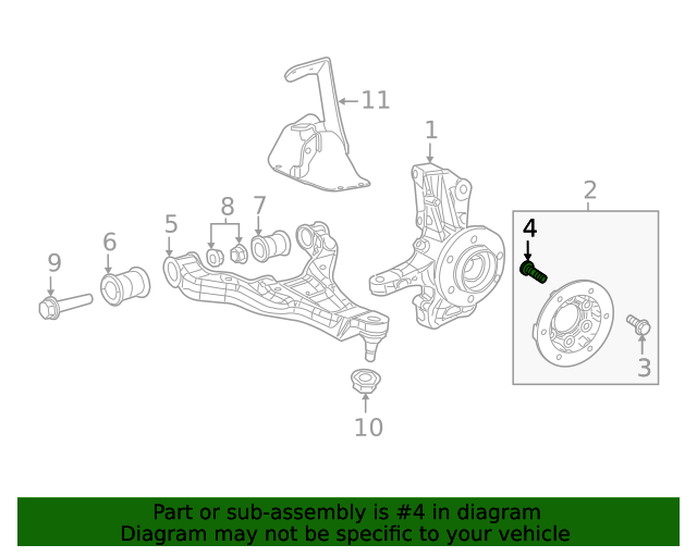 9074020271 - Wheel Stud 2019-2024 Mercedes-Benz | Mercedes-Benz USA Parts