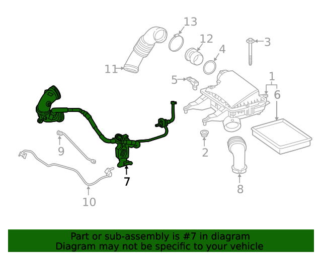 274-090-60-00 - Intake Hose 2019-2023 Mercedes-Benz | Mercedes-Benz USA ...
