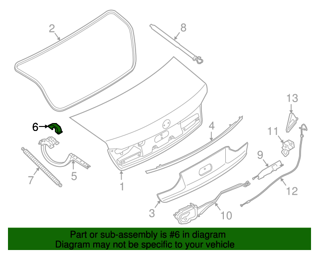 Genuine BMW 51-49-7-385-247 | Hinge Cover | FREE Shipping on Most ...