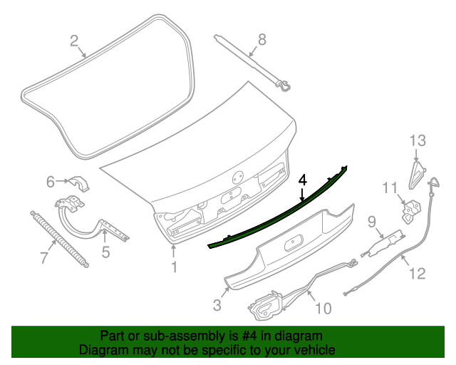 Genuine BMW 51-13-7-467-795 | Molding | FREE Shipping on Most Orders ...