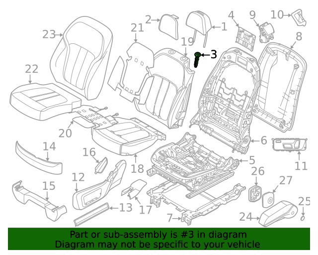 52108494783 - 2019-2022 BMW X7 Guide (52-10-8-494-783) | BMW of South ...