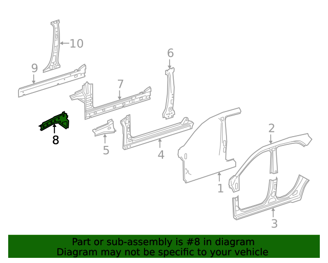 176-630-11-40-64 - Rocker Panel 2015-2020 Mercedes-Benz ...