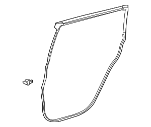2014-2019 Toyota Highlander Door Weather-Strip 67871-0E050 | Toyota ...