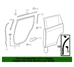 2014-2019 Toyota Highlander 2014-2019 Toyota Highlander - Weatherstrip ...