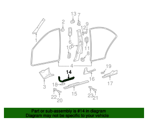 220-680-02-35-7D43 - Sill Plate 2000-2002 Mercedes-Benz | Mercedes-Benz ...