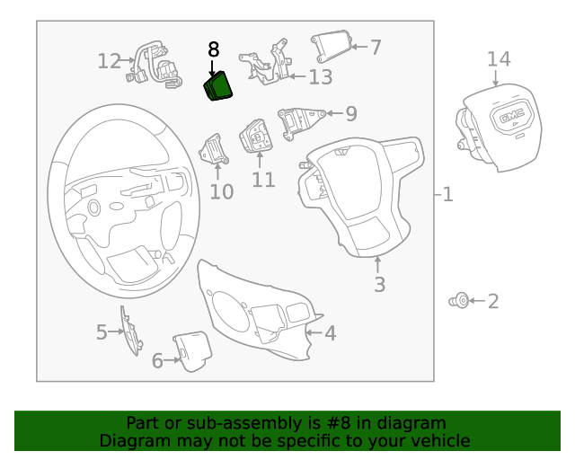 2019-2021 GM Applique 84280137 | GMPartsDirect.com