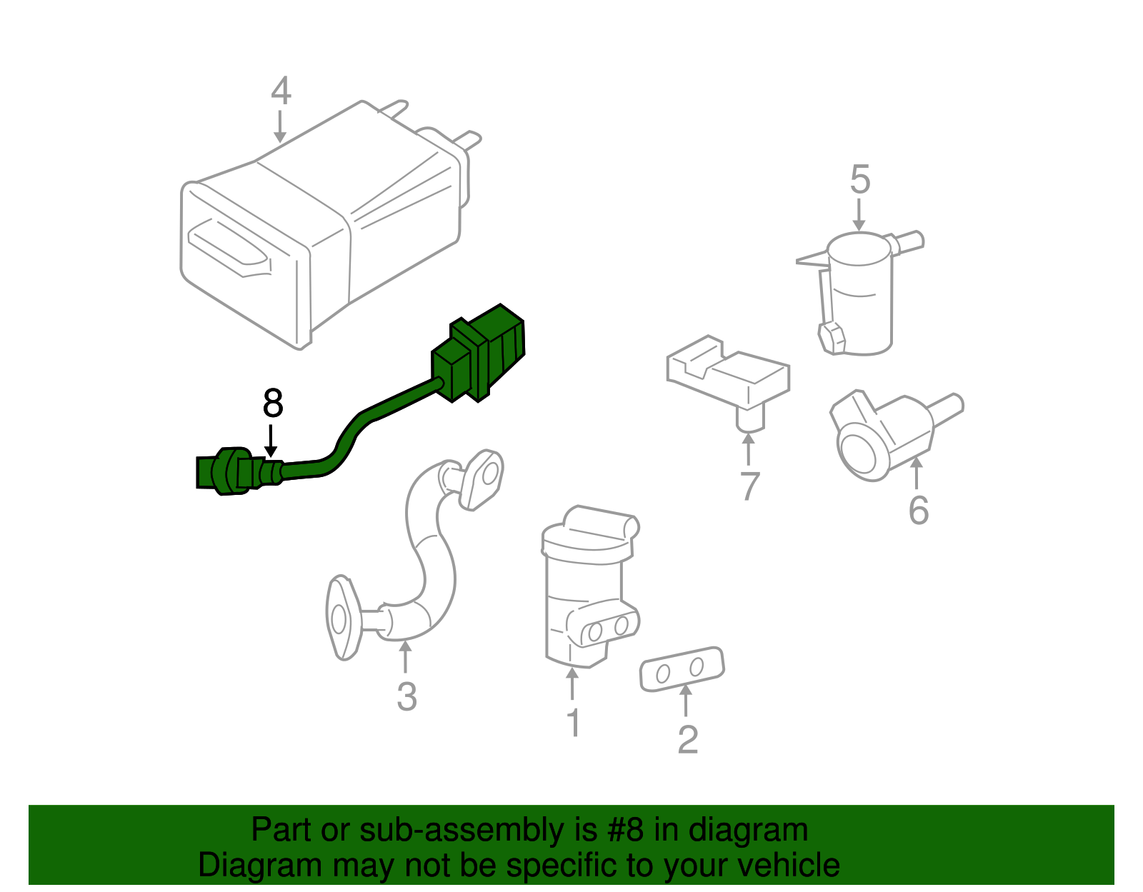 19209807 - Heated Oxygen Sensor 2001-2008 GM | GMPartsNow
