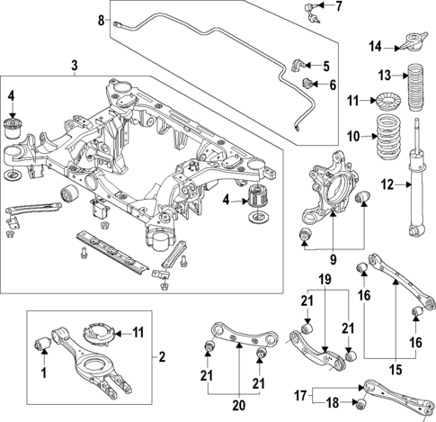 Rear Suspension for 2022 Kia EV6 | Kia.Parts Store