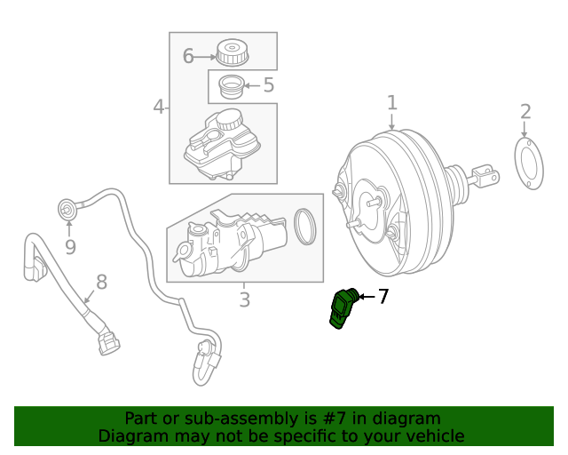 000-905-14-07 - Pressure Sensor 2021-2023 Mercedes-Benz | Mercedes-Benz ...
