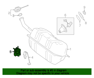 2012-2020 Mercedes-Benz Fuel Pump 172-470-07-94 | MB OEM Parts