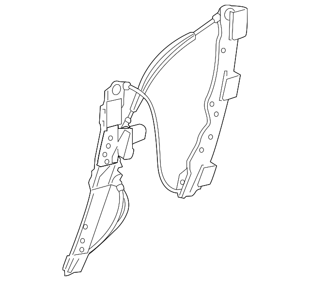 LR126072 - Window Regulator - 2015-2020 Land Rover Discovery Sport ...