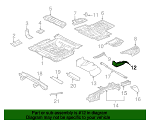 58723-0E010 - Protector - 2010-2015 Lexus | MyLexusParts